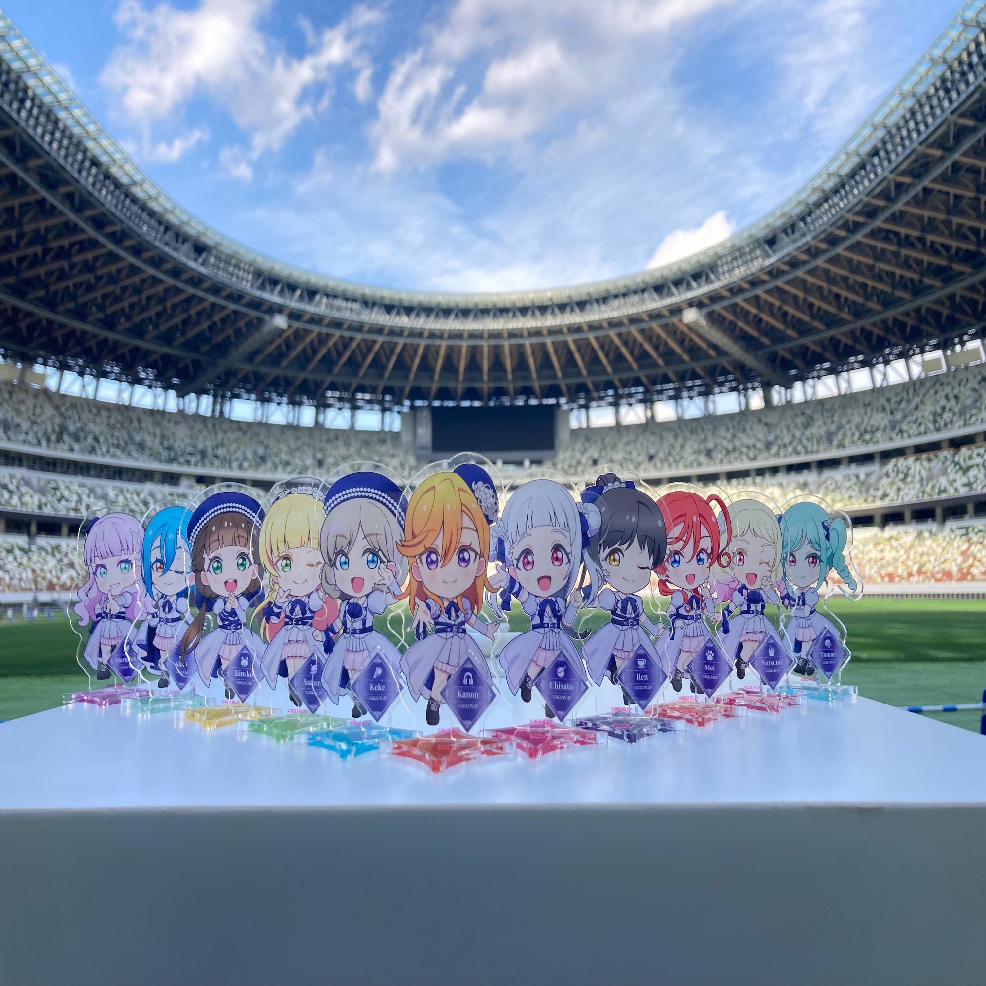 ライブ前に国立競技場行った｜しづぼっくす