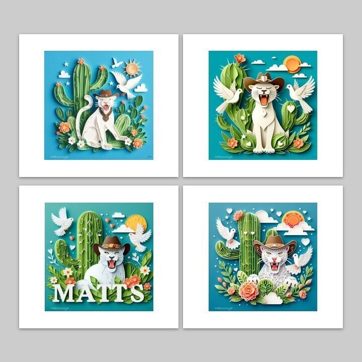 Make a White Day card with paper craft | part of all prompts (3/4 ...