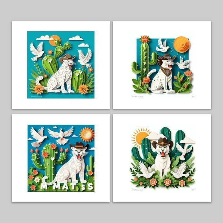 Make a White Day card with paper craft | part of all prompts (3/4 ...