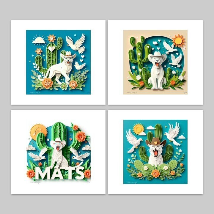 Make a White Day card with paper craft | part of all prompts (3/4 ...