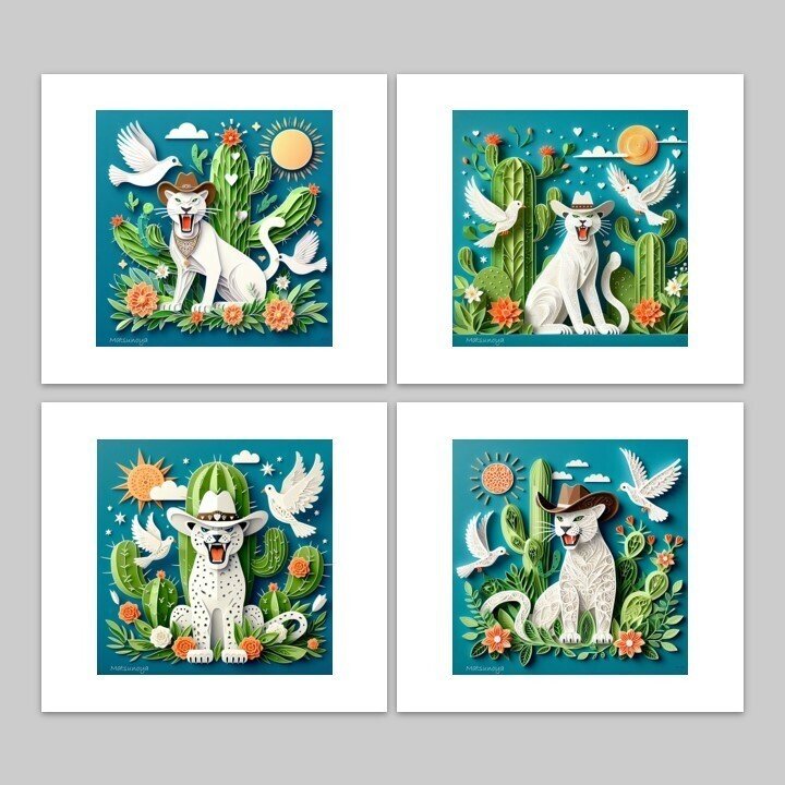 Make a White Day card with paper craft | part of all prompts (3/4 ...