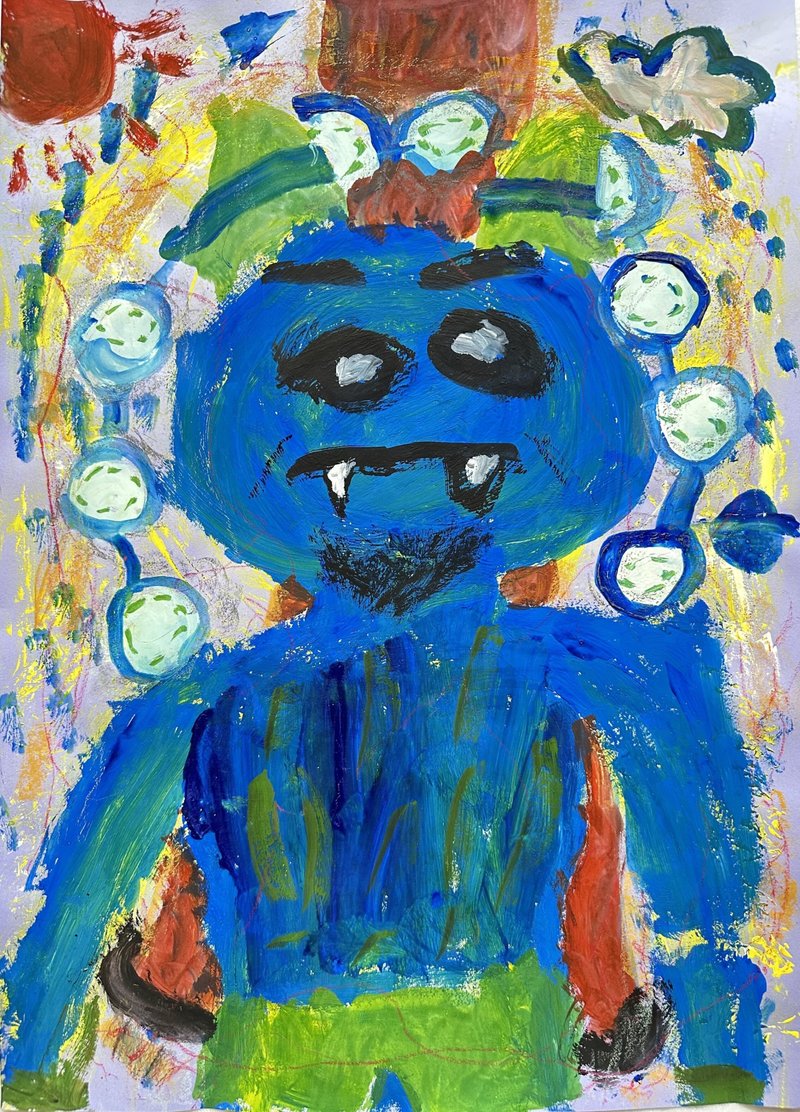 アート講師 徒然草～保育園・絵画研修①はじめての絵の具 編・画展入賞作品紹介｜ogata nozomi