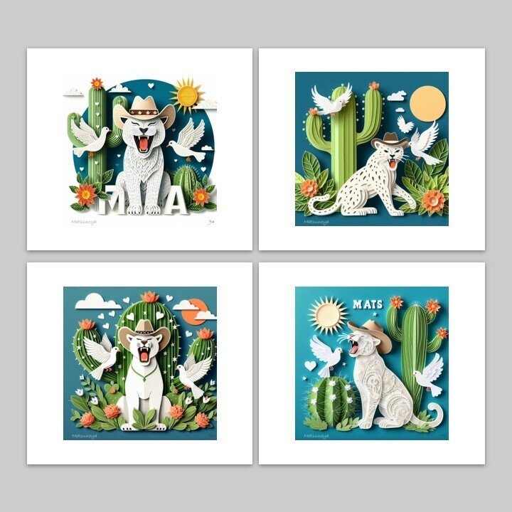 Make a White Day card with paper craft | part of all prompts (4/4 ...