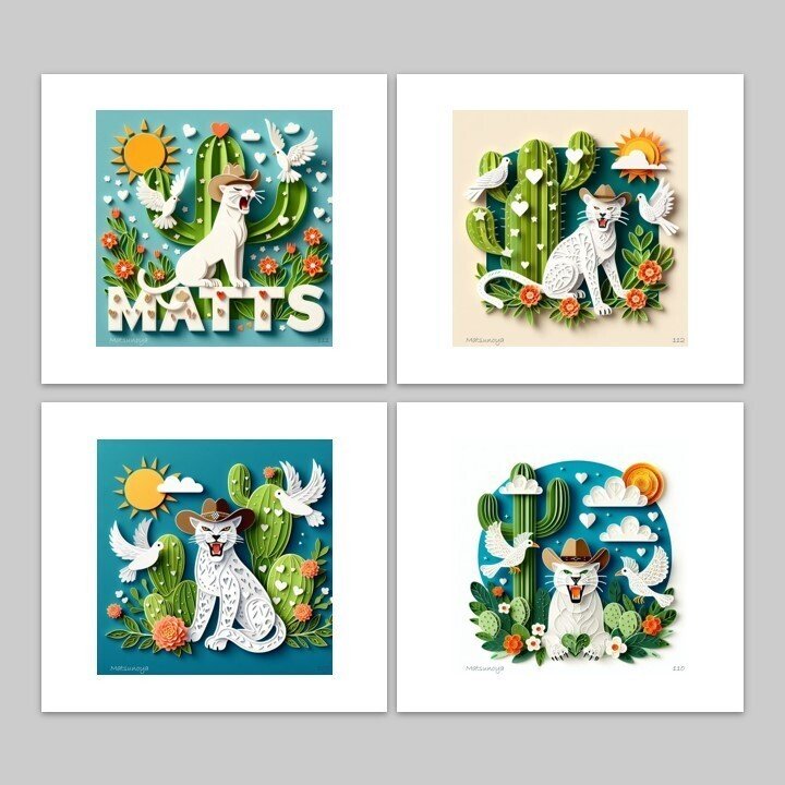 Make a White Day card with paper craft | part of all prompts (4/4 ...