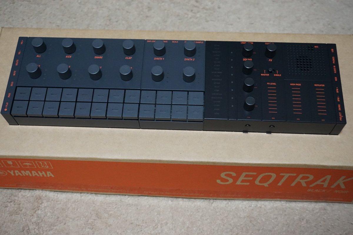 「こういうのがあればな」の一つの形 - YAMAHA SEQTRAK｜レーシー@曲を作る航海士&Vtuber