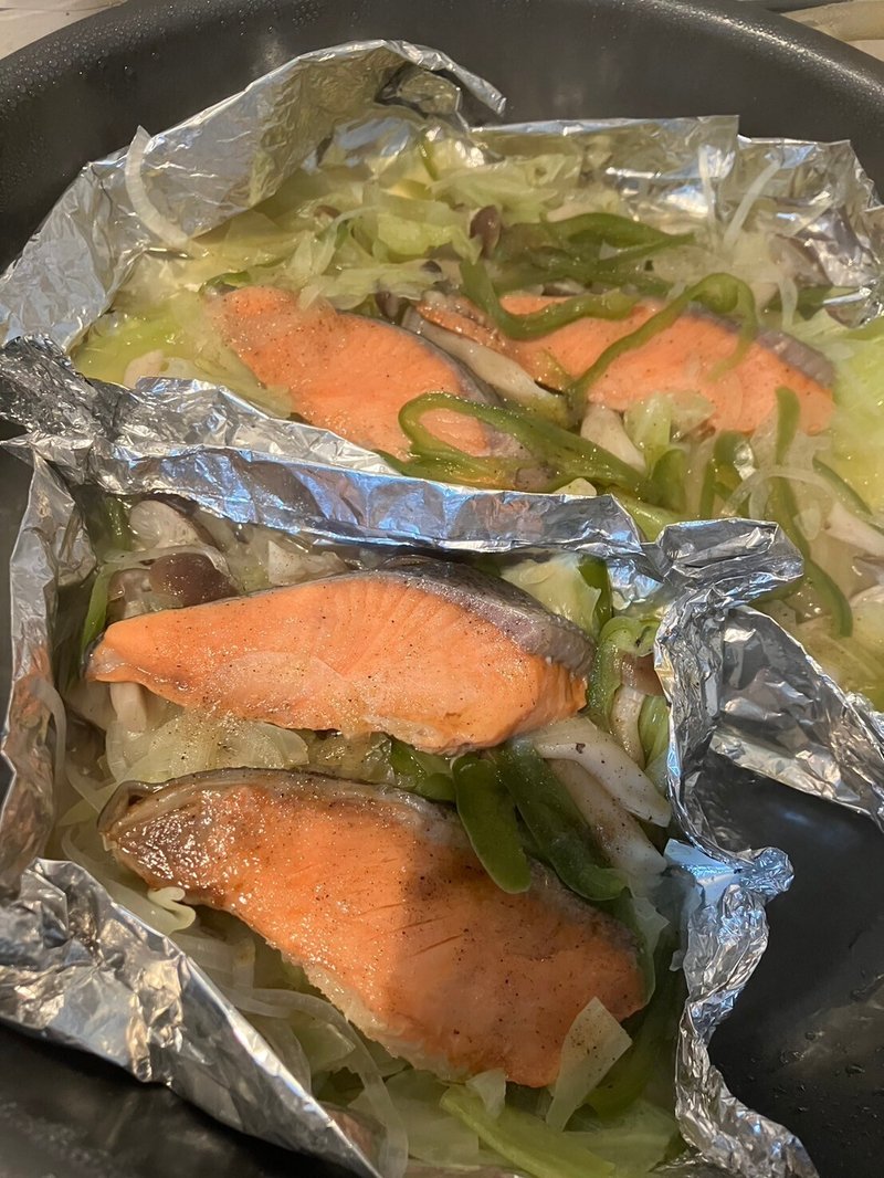 郷土料理01 北海道 鮭のちゃんちゃん焼き・いももち を作ってみた｜ooka hiroharu