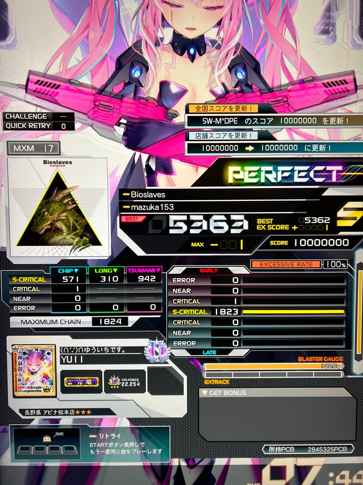 BPLS3 SOUND VOLTEX TAITO STATION Tradz & GAME PANIC戦 振り返り。｜ゆーいち