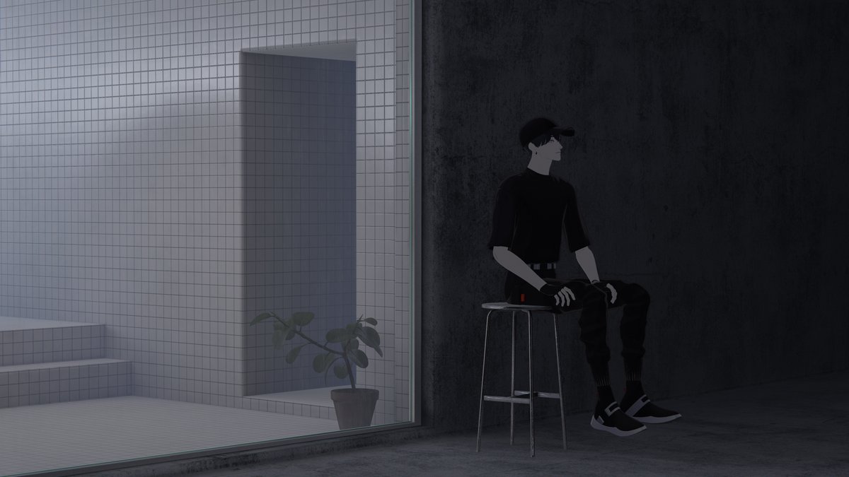 【VRChat_world】White tile｜yoruyori