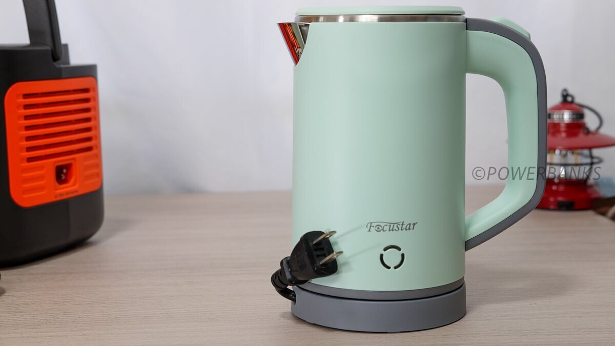 「Focustar 電気ケトル 0.8L」実機レビュー 600Wのポータブル電源で使えます｜ポータブル電源の専門ブログ『パワーバンクス』公式note