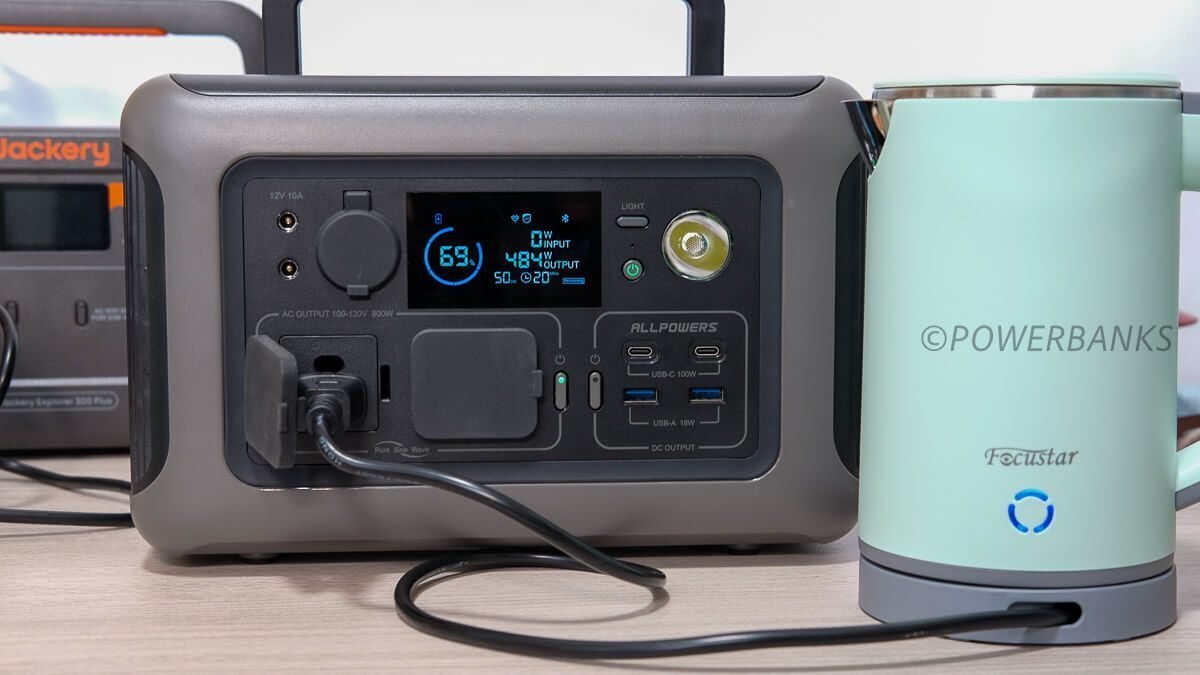 「Focustar 電気ケトル 0.8L」実機レビュー 600Wのポータブル電源で使えます｜ポータブル電源の専門ブログ『パワーバンクス』公式note