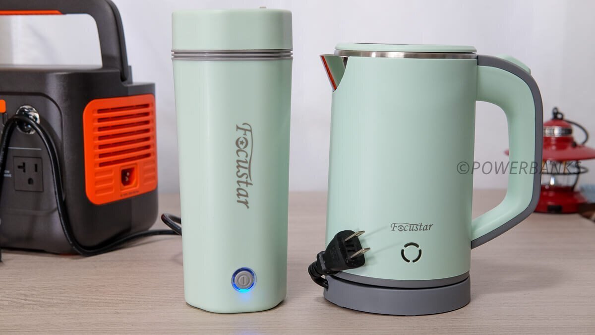 「Focustar 電気ケトル 0.8L」実機レビュー 600Wのポータブル電源で使えます｜ポータブル電源の専門ブログ『パワーバンクス』公式note