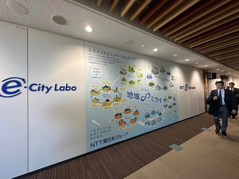 調布のNTT中央研修センター内「NTT e-City Labo 」視察｜森林育代 シーズプレイス代表 ベンチャー経営者/社会起業家 エッセイ
