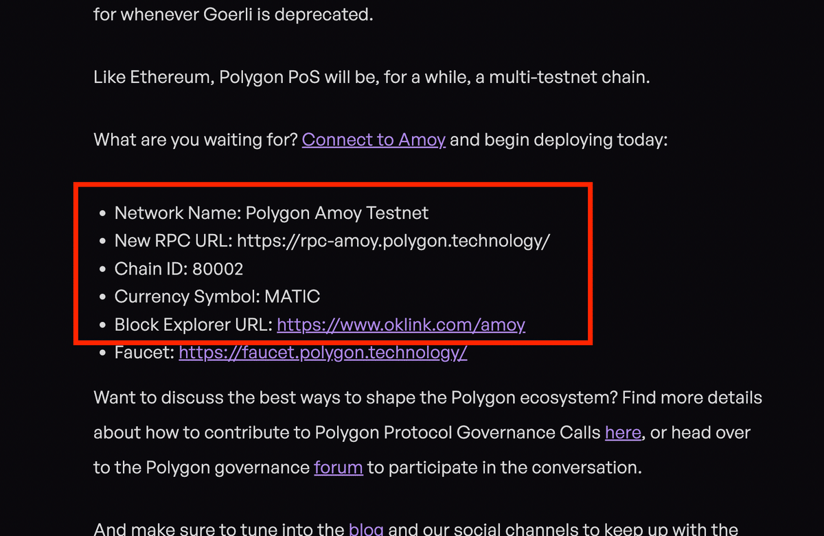 【完全保存版】PolygonのAmoyテストネットを使ってみよう！｜ユウキ