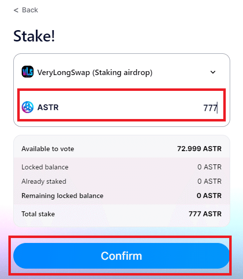 【Very Long Swap】 dApp Stakingの始め方｜Very Long Swap