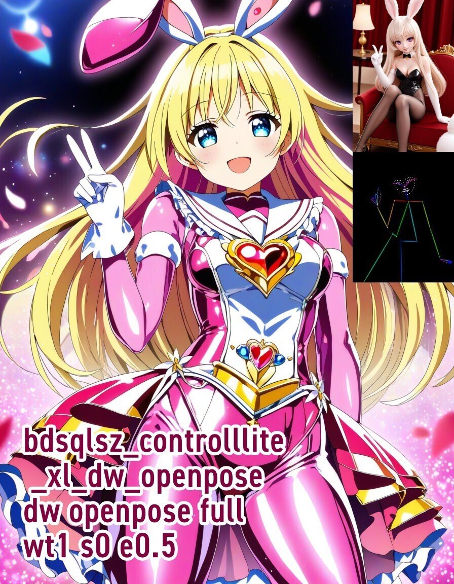 【俺用メモ】SD Forge+SDXL環境で使えるControlNet【まとめ：lllite使え】｜カガミカミ水鏡👯