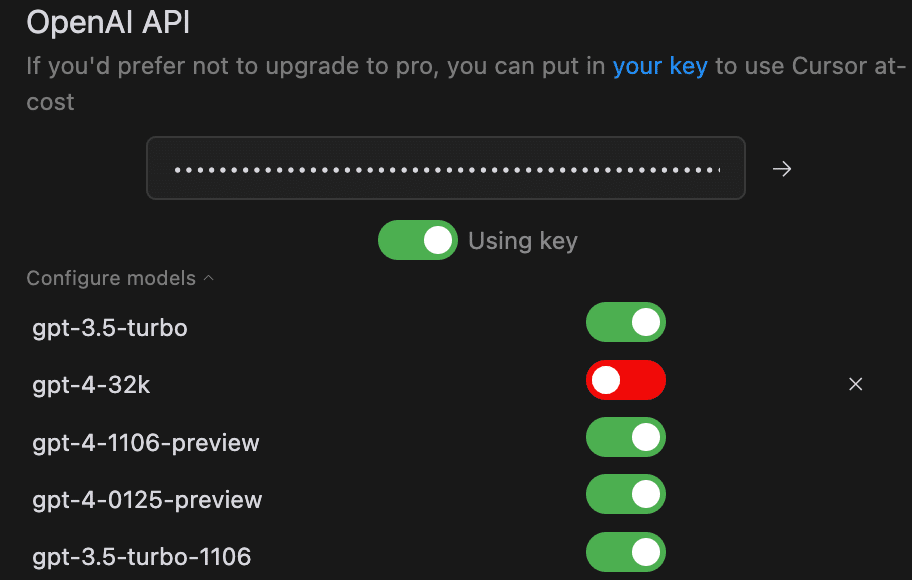 GPT-4利用： OpenAI APIを使ったCursorの従量制課金｜sojin