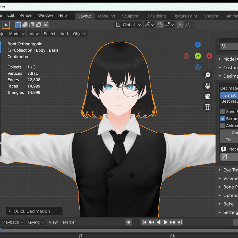 【VRChat】VRoid製モデルをAndroid(Quest)対応する時の手順まとめ｜Haruru.
