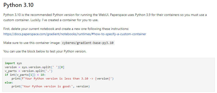 PaperspaceでPython3.11を使う話｜AI_hinarin