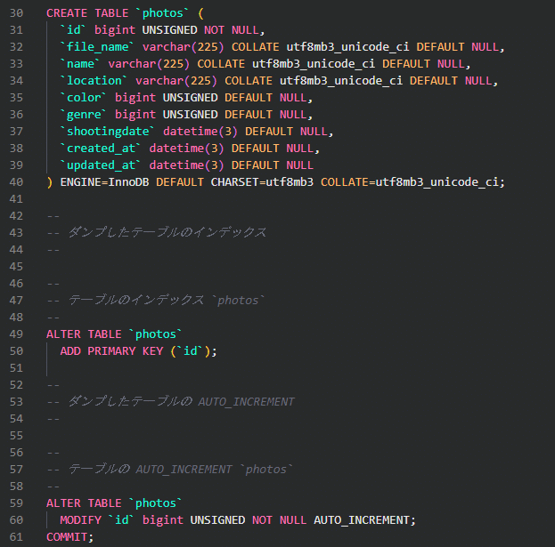 phpMyAdmin 既存DBからSQLをエクスポートする方法｜webdrawer