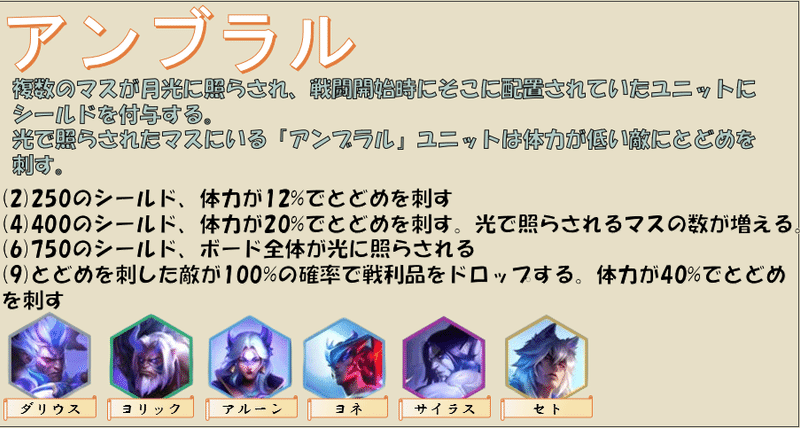 TFT S11 簡易シナジー/ユニット紹介｜araiguma4946