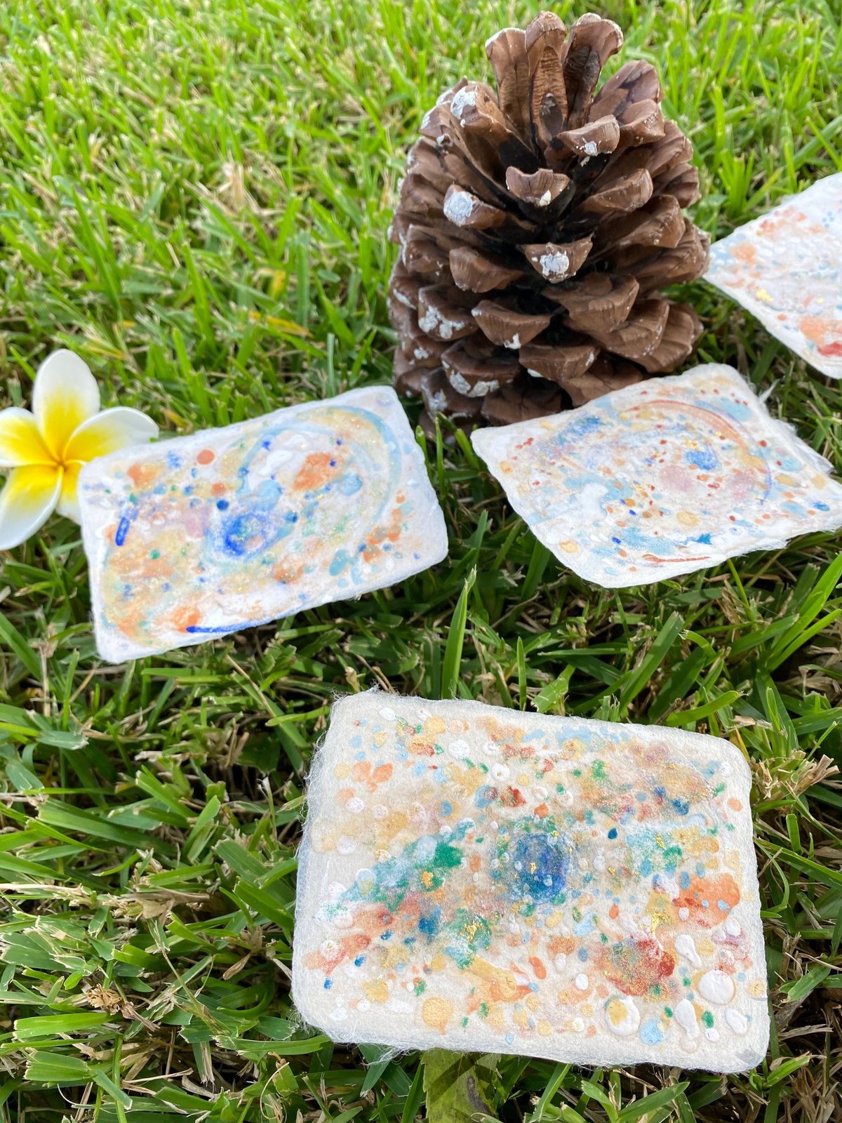 ボタニカルパークにて、制作を行いました！｜Mariko_takeo