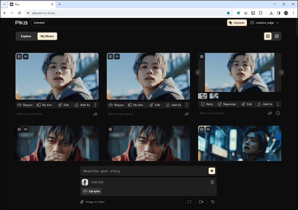 Pika1.0とRunway Gen-2の比較／[1]映像クリエーターのための生成AI - Blog 2024/03/09｜CreativeEdge Vlog