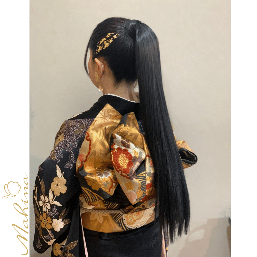 #319 ヘアアレンジ「ポニー×金箔編」｜Stylist_Akane