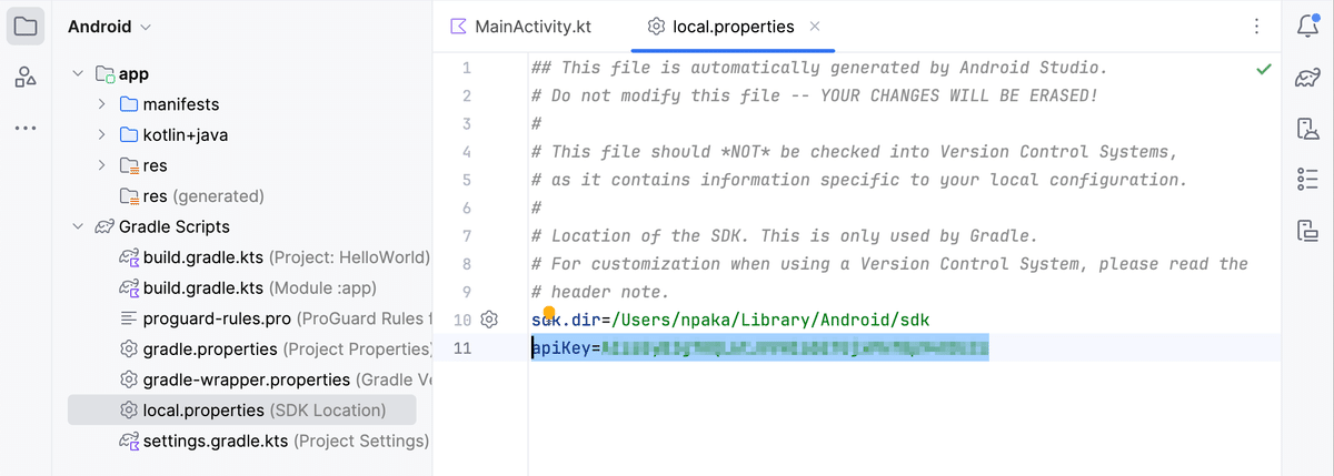 Android (Kotlin) で Gemini API を試す｜npaka