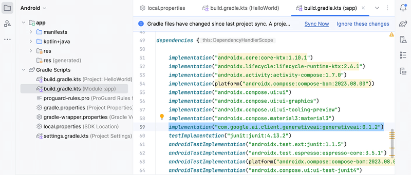 Android (Kotlin) で Gemini API を試す｜npaka