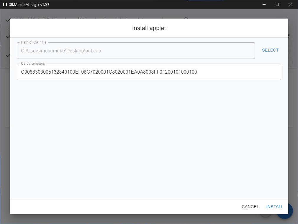 【UPDATE】SIM Applet Manager support English menu｜コモン・クリエーション株式会社