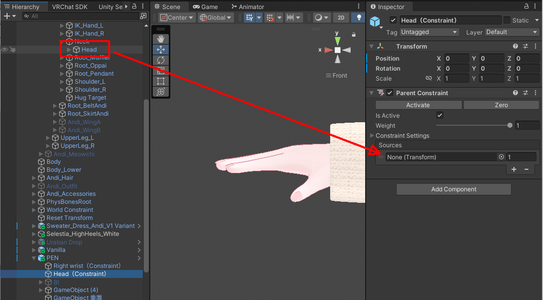 VRChatアバターへのRescery Pen導入方法｜ぱすた。