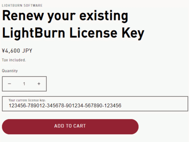 LightBurn ライセンスキーのお話｜MOE moe