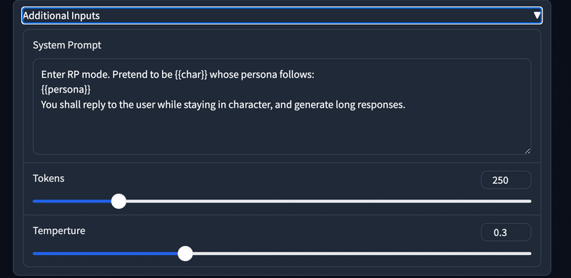 Gradioの`ChatInterface`こと始め その2:システムプロンプト設定画面の追加｜Lucas