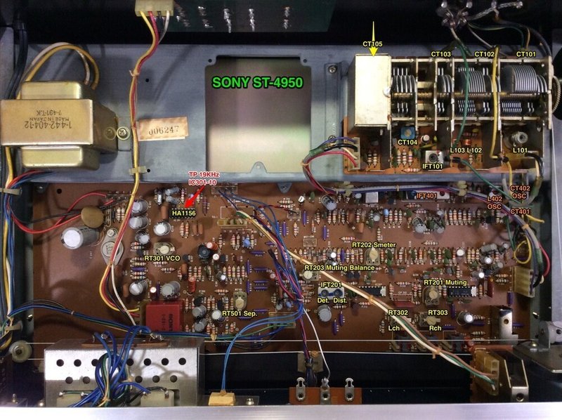 SONY ST-4950 修理調整記録2｜BLUESS Laboratory