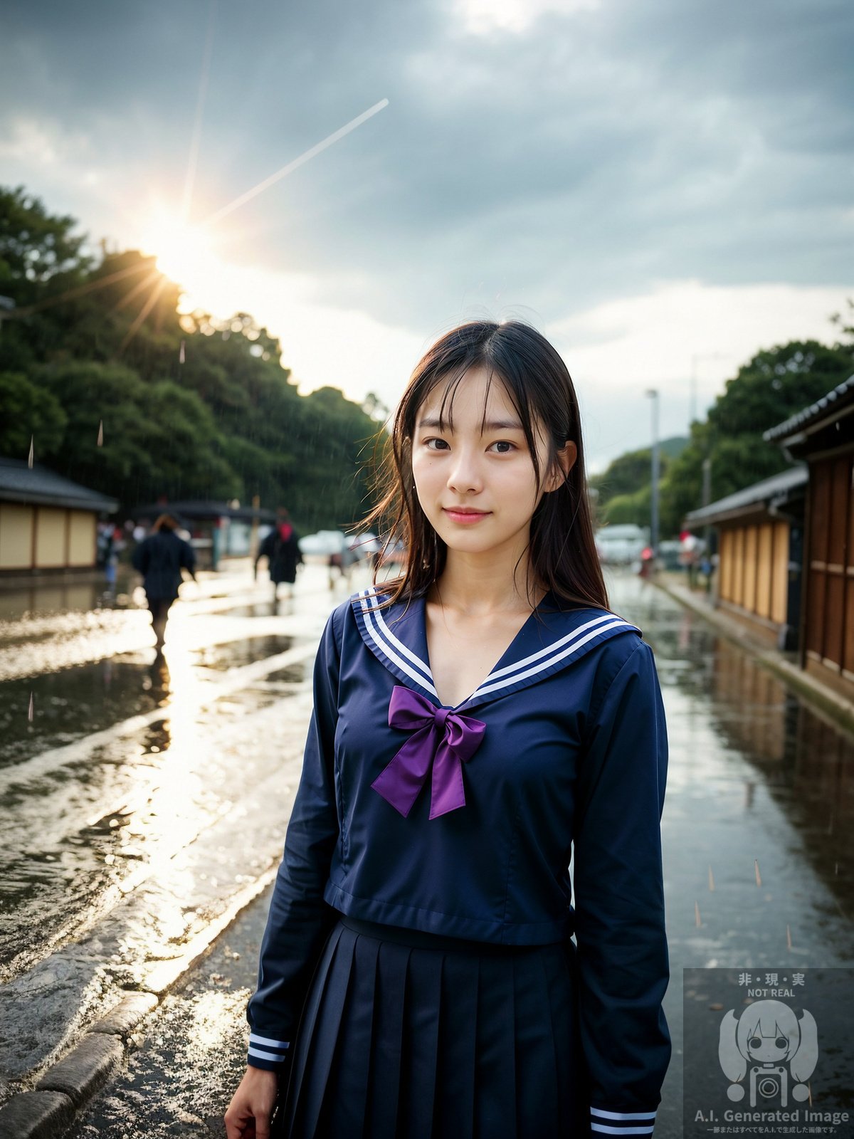 セーラー服 LoRA 使用例｜Catapp-Art3D