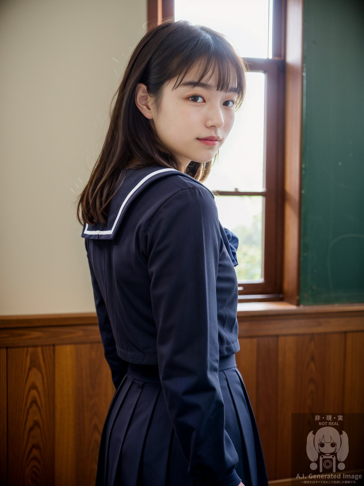 セーラー服 LoRA 使用例｜Catapp-Art3D