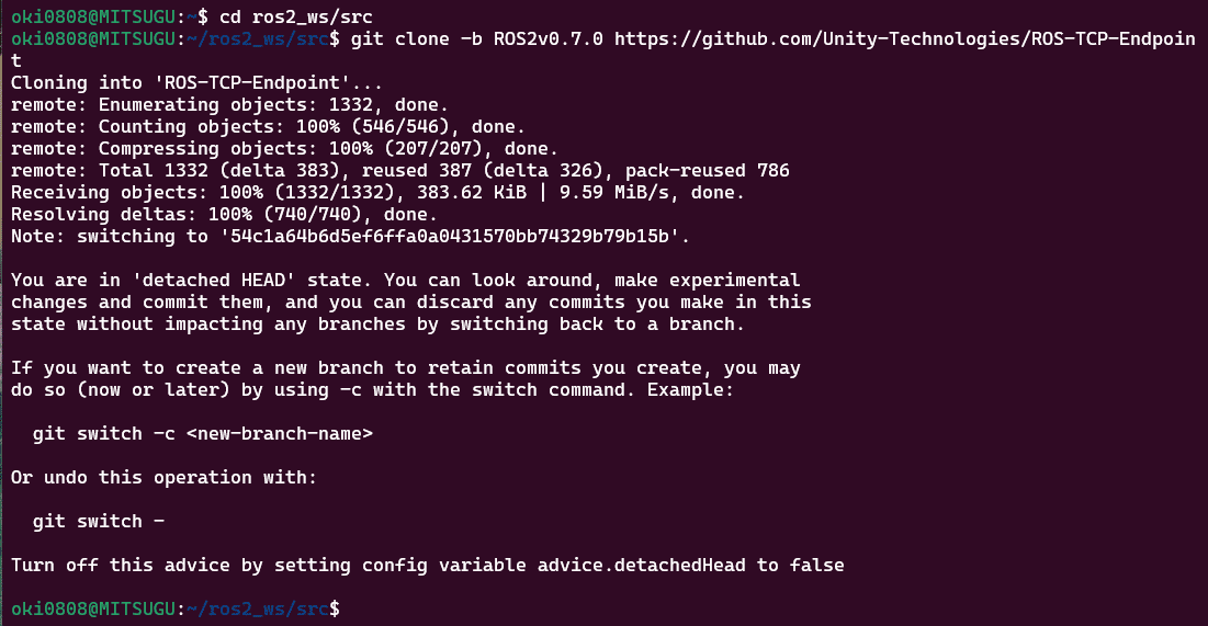 UnityとROS2の連携に挑戦｜おきも