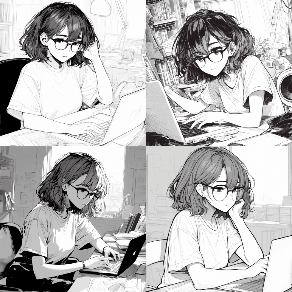 Midjourney漫画作成ワザ:キャラクターリファレンスを使って漫画を描く｜yachimat@AIアニメ＆漫画