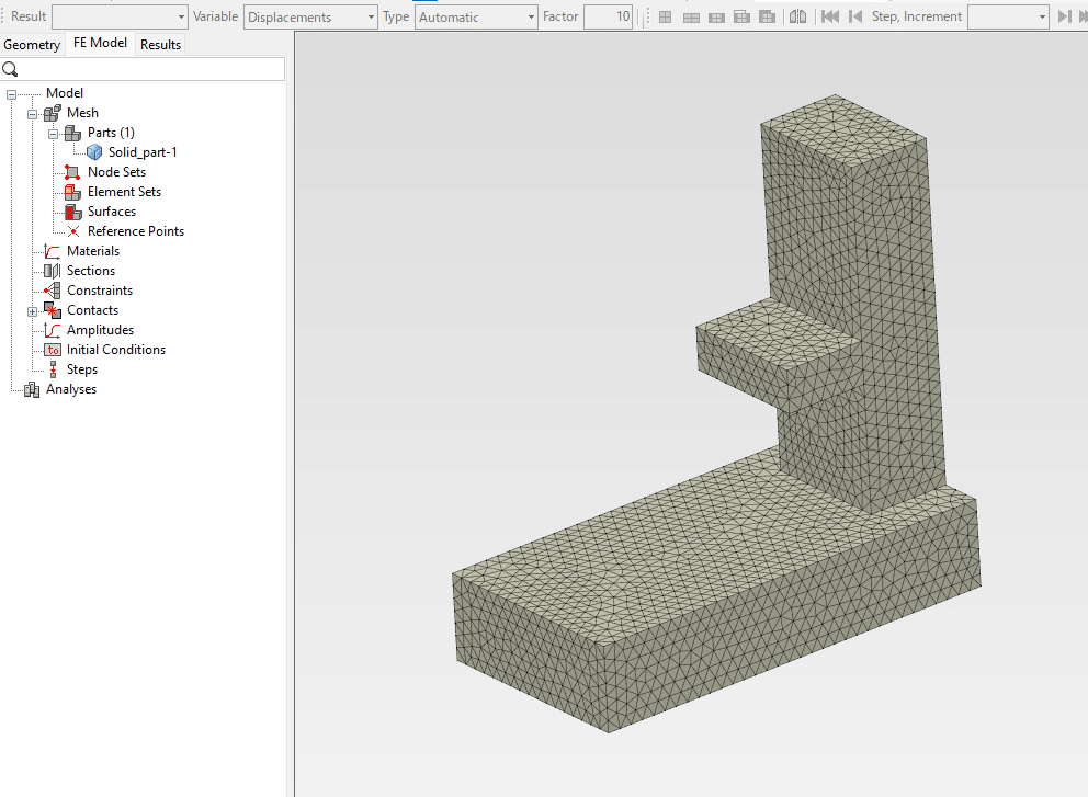 【PrePoMax】熱構造解析で熱変位を見る｜物理・プログラミング・Python、Web制作・自己啓発