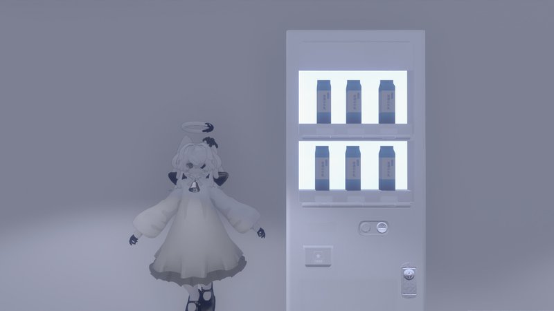 【VRChat_world】white rain｜yoruyori