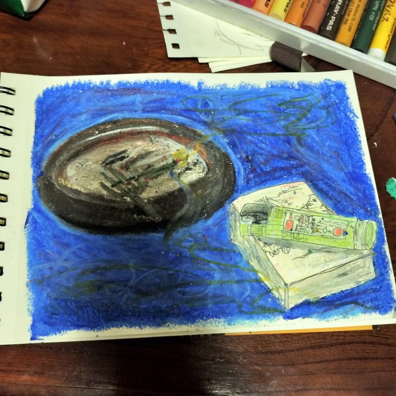 魅惑のクレヨン画｜MIKAN_LABO