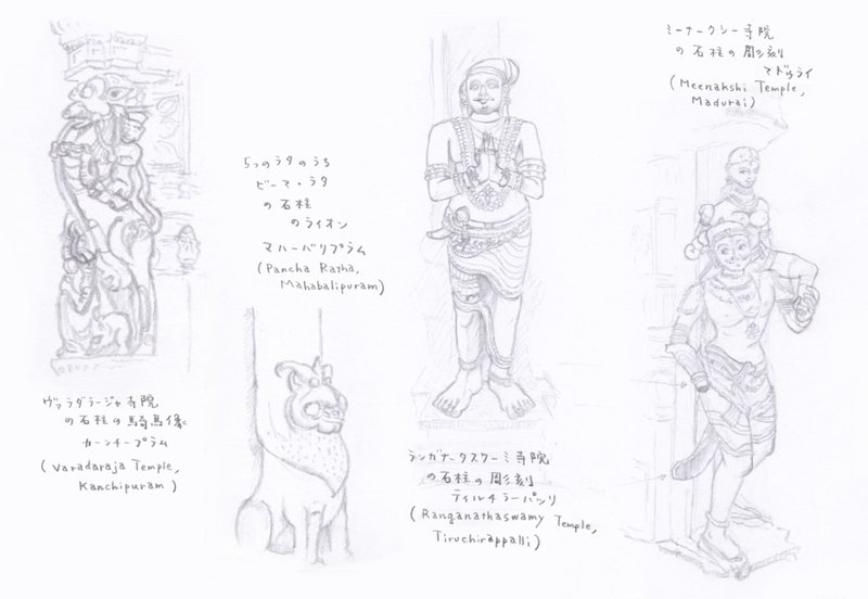 「古い旅の絵」#18 インド ③（India ③）｜isoBe seisaku