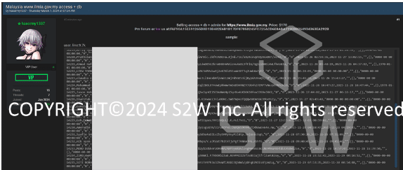 【米政府機関、10万人の個人情報が漏洩の危機】3月2週目のS2W単独ニュース｜Darkpedia: サイバー犯罪のダークトレンド