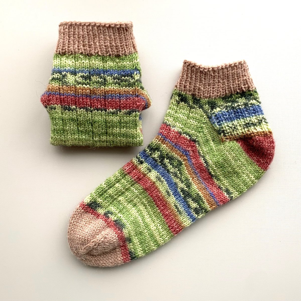 春のショートソックス【short socks】｜cotto mou/心躍る手編み靴下作家の備忘録