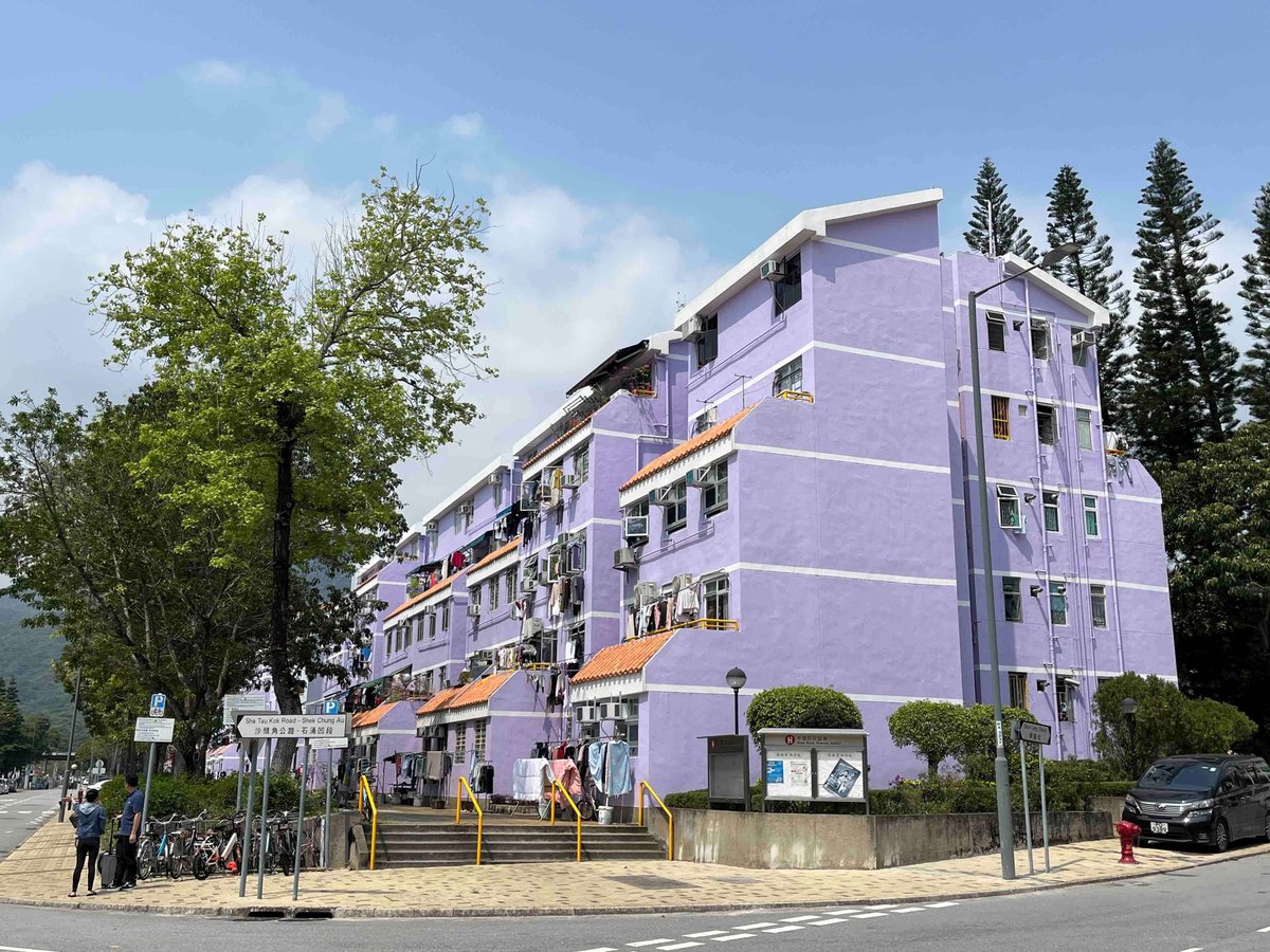 禁区の中のカラフルな団地。沙頭角(3)｜chieko_hk