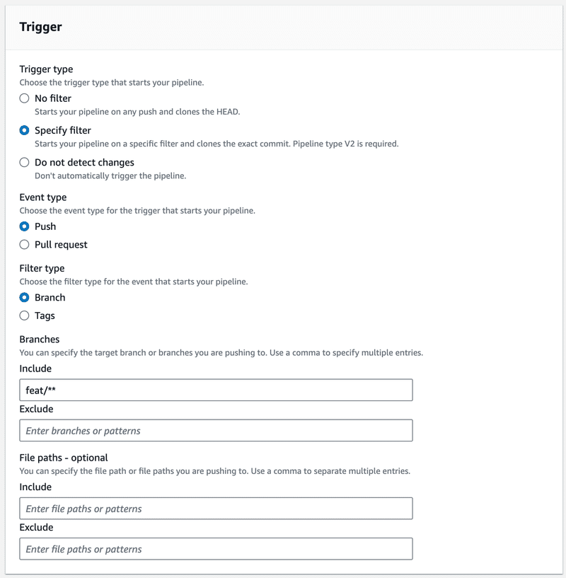 CodePipeline で trigger filter を活用する｜CTC Buildサービスチーム