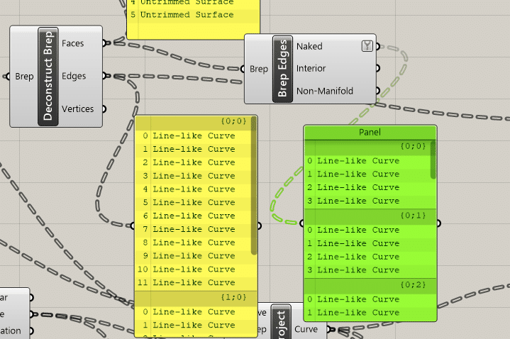 Edgesの出力にちがいがある？Brep Edges｜ディンプル