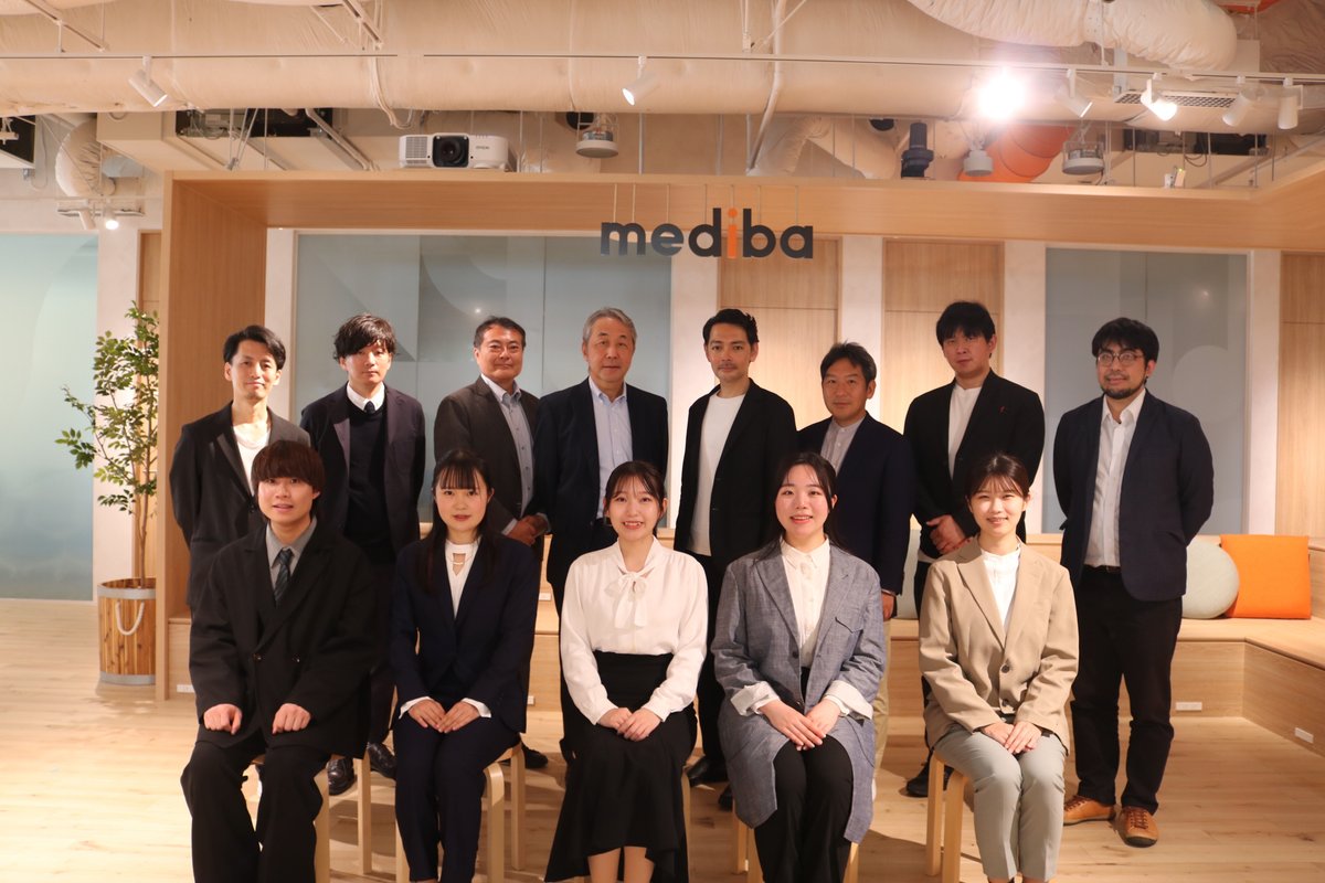 今年度は計8名が仲間入り！2024年度入社式を行いました｜株式会社mediba