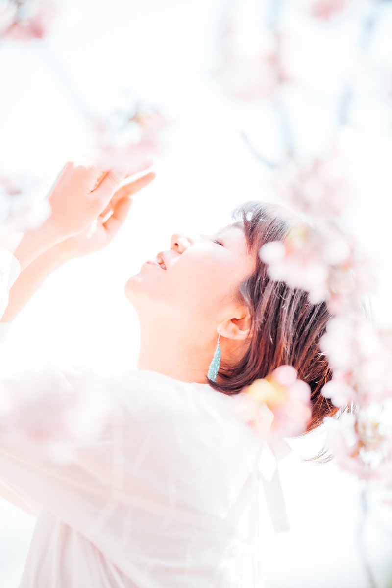 桜ポートレート｜Yuko Tanaka