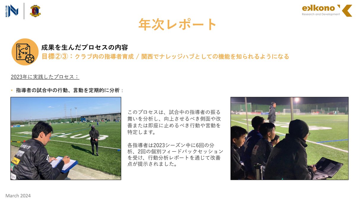 奈良クラブアカデミー2023年次レポート｜MITSURU HAMADA